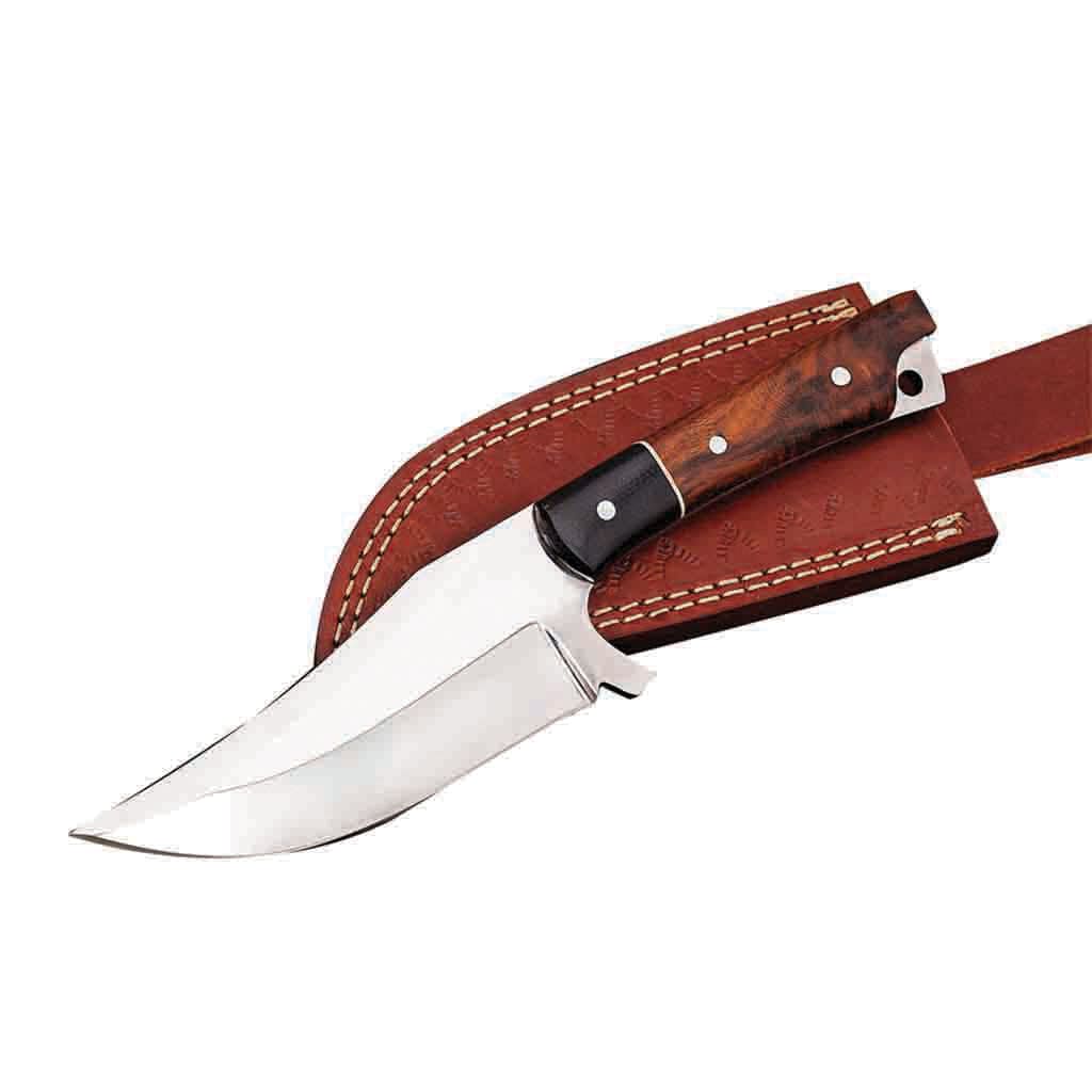 J2 Stainless Steel Skinning Knife with Rosewood Handle | Skinner Knife ...
