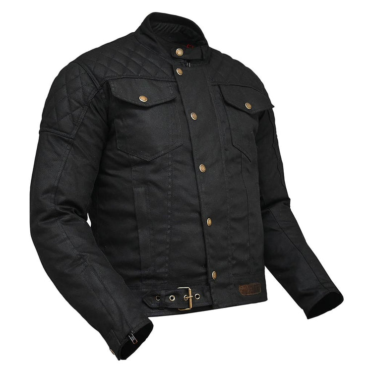 Waxed Cotton Motorcycle Jacket | Waterproof Biker jacket – Gentry ...